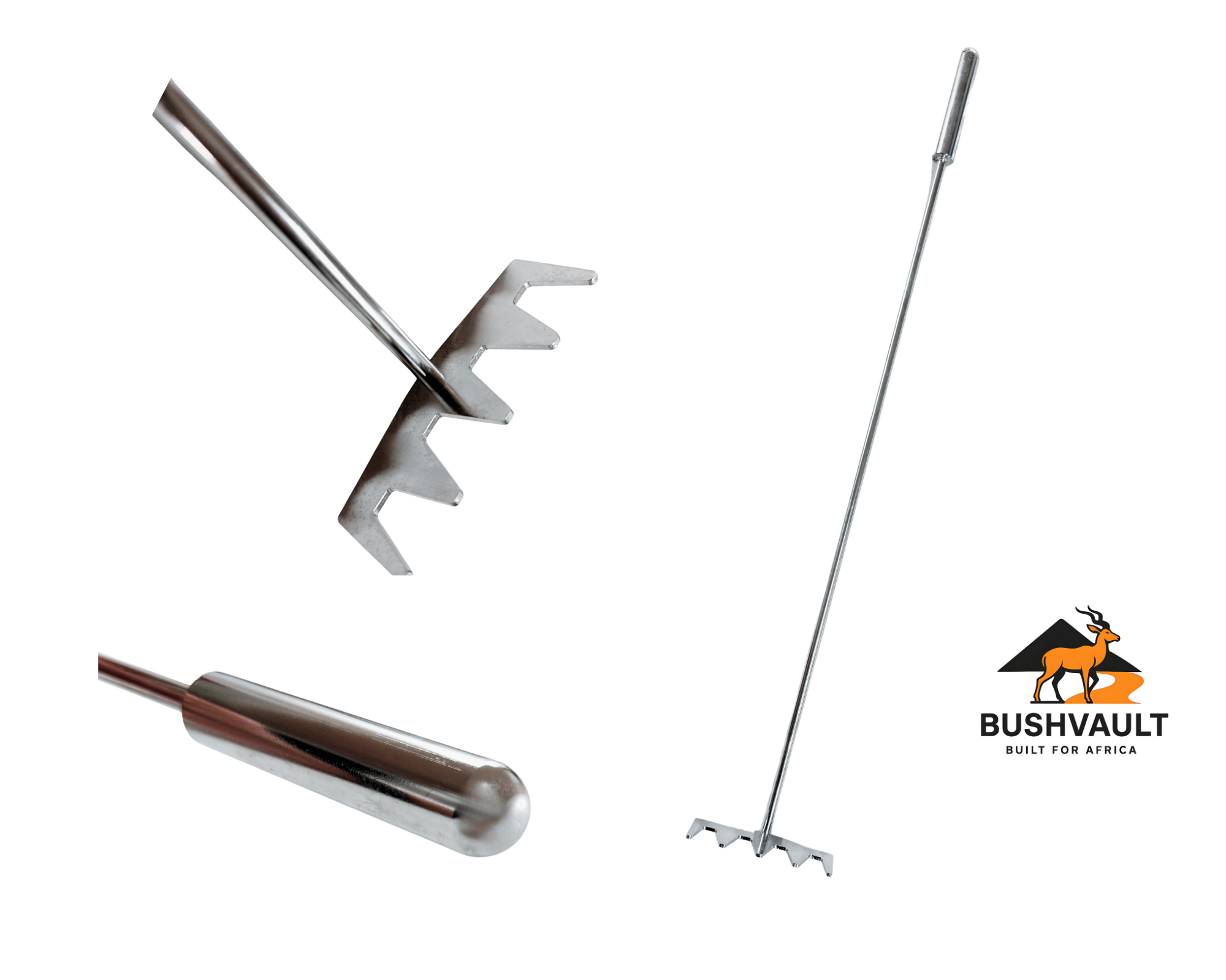 Stainless Steel Coal Rake – Bushvault